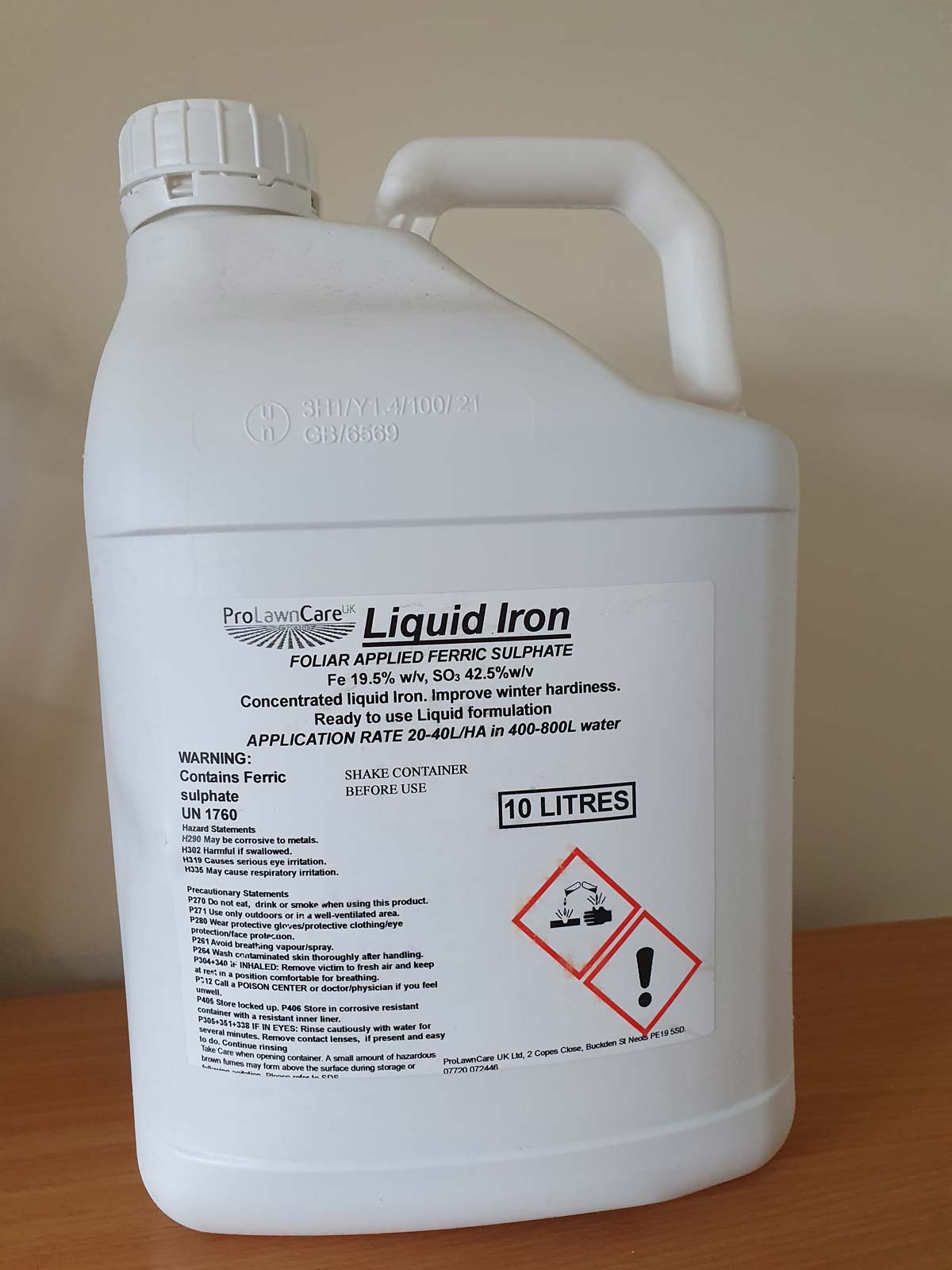 Liquid Iron (19.5 % w/v) - ProLawnCare UK